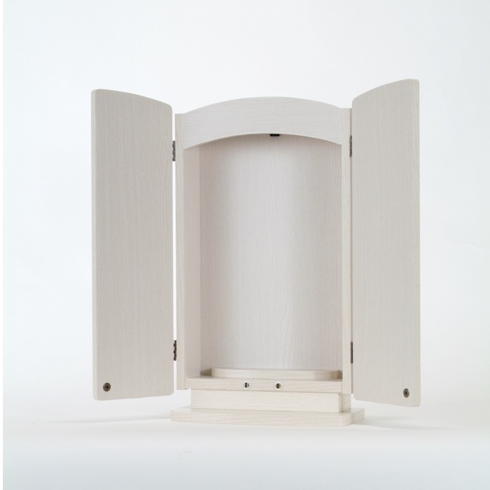 SGI Soka Gakkai placing on the shelf Buddhist altar White Color Butsudan Direct from JAPAN ...