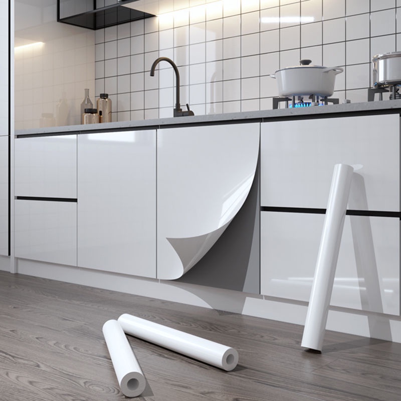 Thickened kitchen cabinet sticker/self adhesive pearlescent paint ...