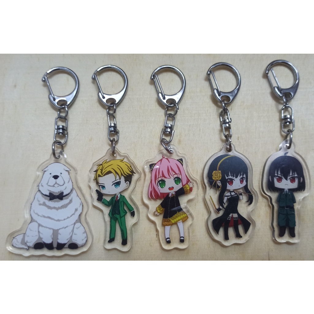Spy x Family Doujin Art Keychain 间谍之家 同人钥匙圈 | Shopee Malaysia