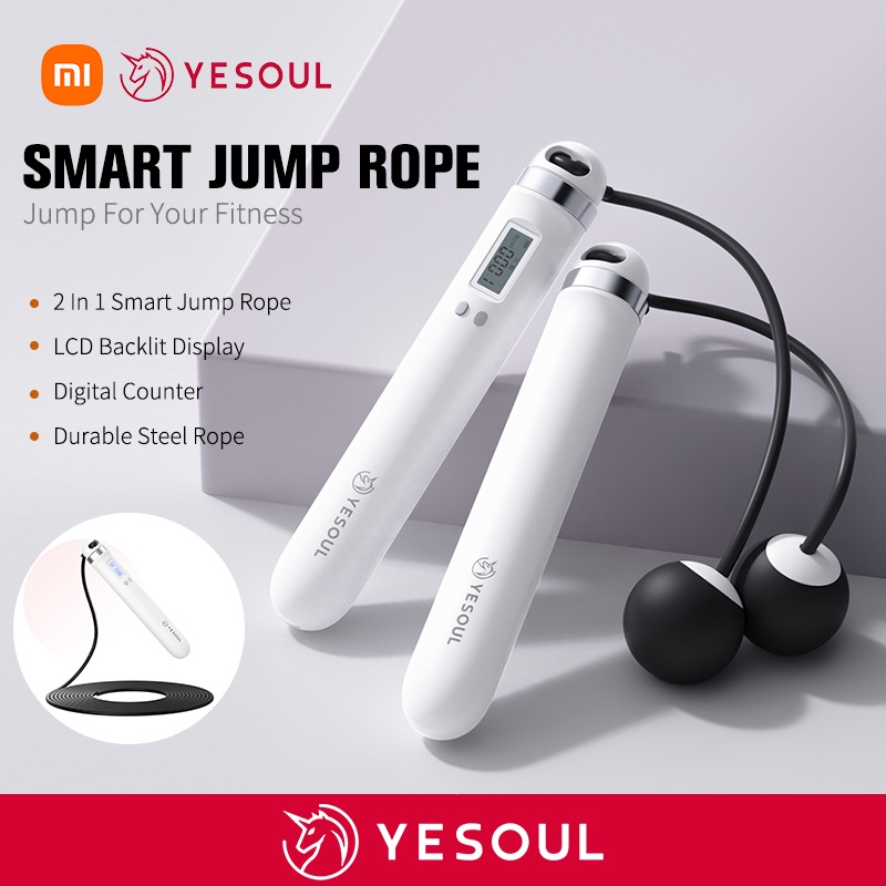 Xiaomi Yesoul Smart Skipping Rope Digital Counting Jump Rope Tali ...