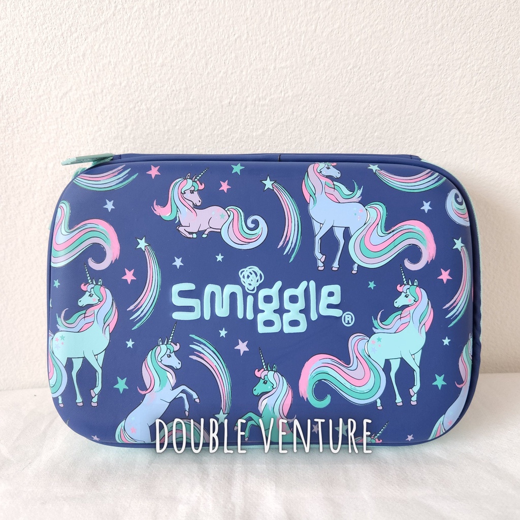 Smiggle Good Vibes Hardtop Stationery Gift Pack (Navy / Pink and Blue ...