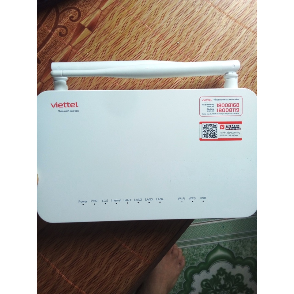 Viettel ZTE GPON Modem - ZXHN F670Y,F616 dual-band wifi transmitter 2 ...