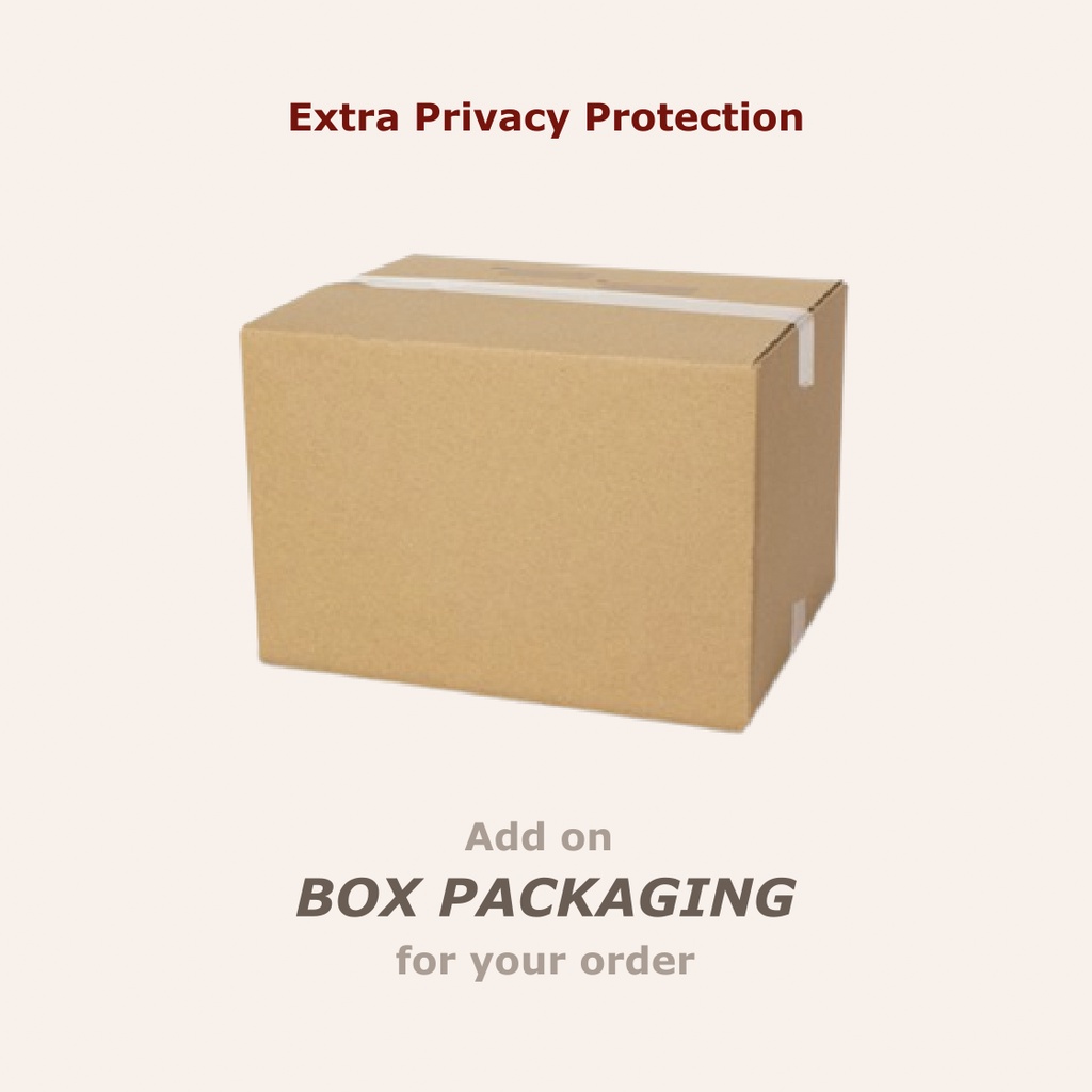[ADD ON] Extra Carton Box Packaging for Privacy Protection Random Size ...