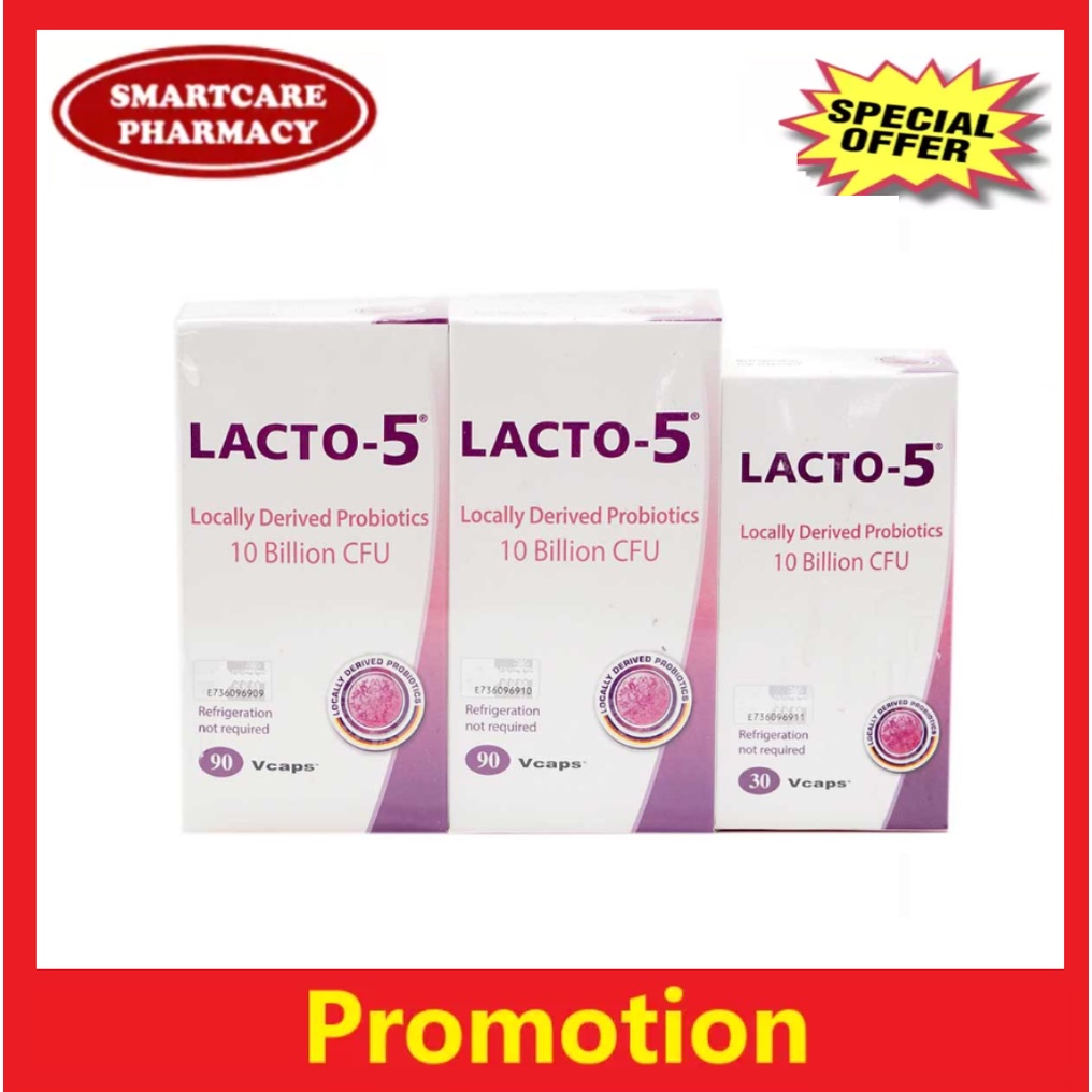 Lacto-5 Probiotics (90`S + 90`S + 30`S) | Shopee Malaysia
