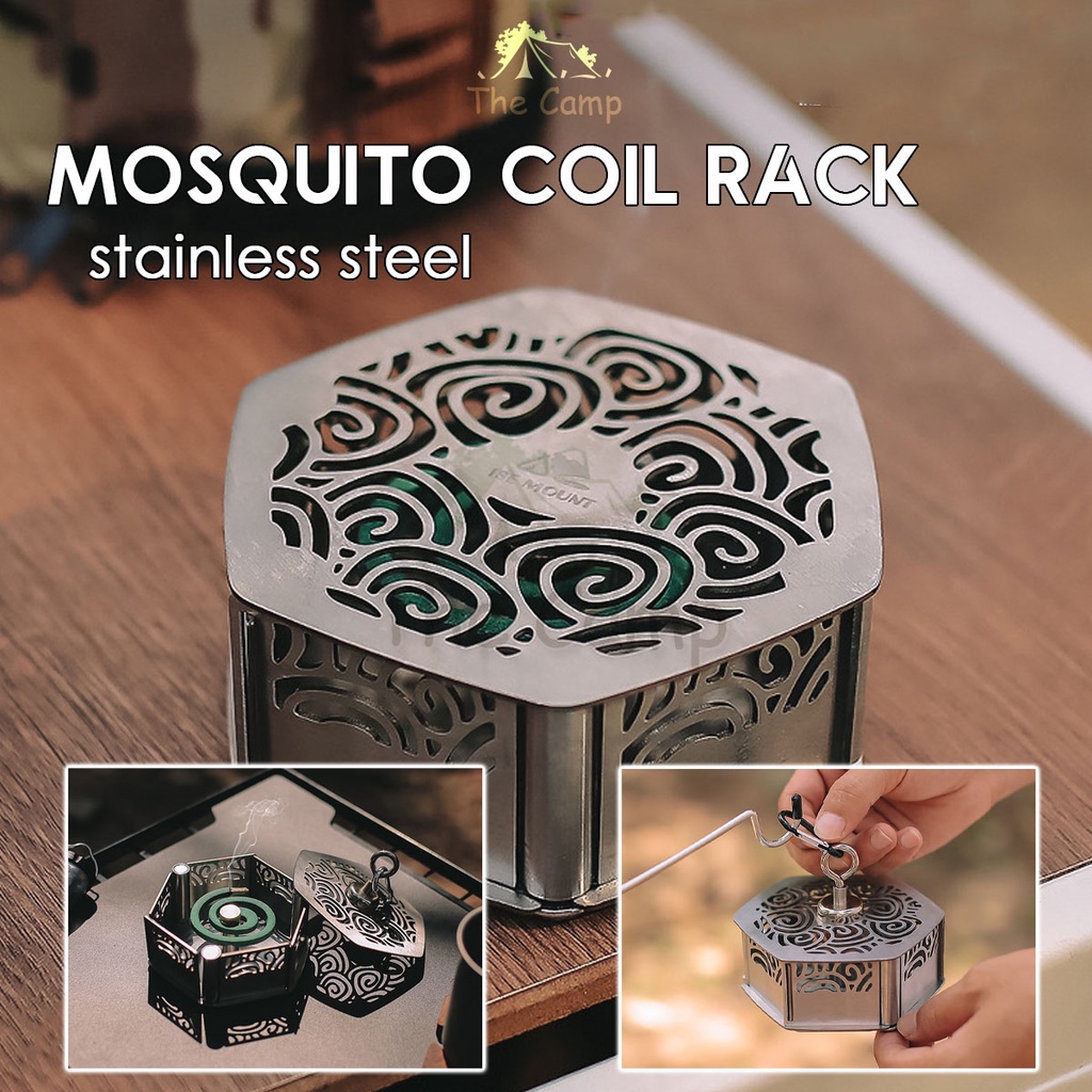 Outdoor Camping Stainless Steel Mosquito Coil Rack Holder with Magnetic ...