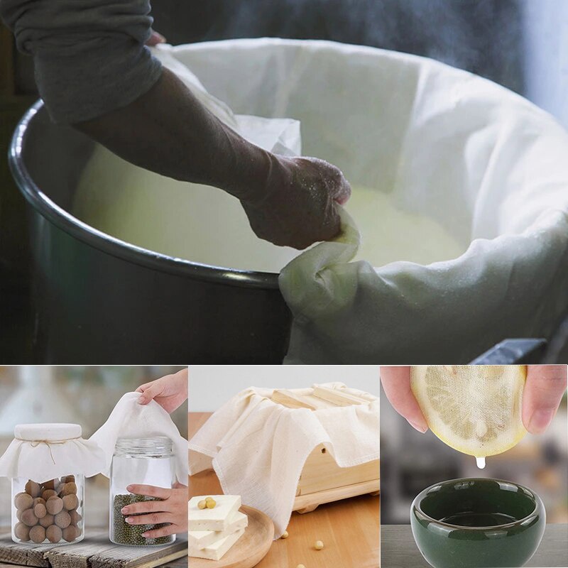 Cotton Cheese Cloth Muslin Strain Straining Cooking Making Draining ...
