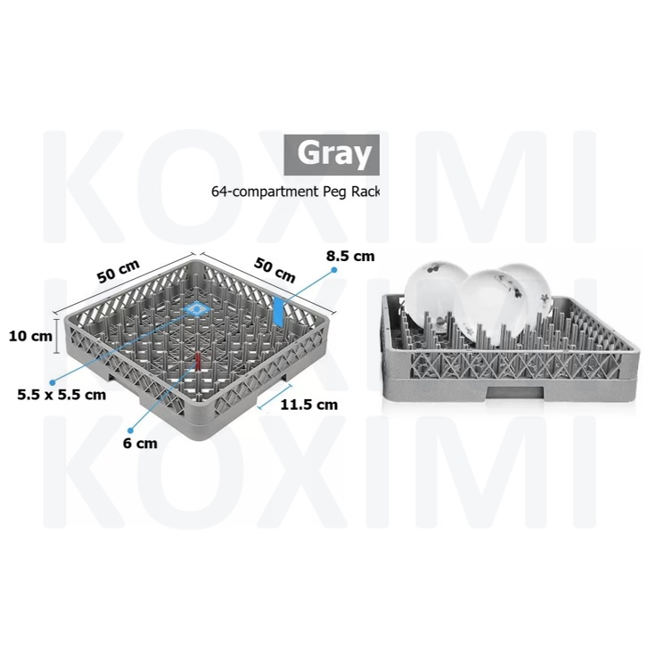 64 Thorn Tray Rack Industrial Washing Tray / Commercial Dishwasher ...
