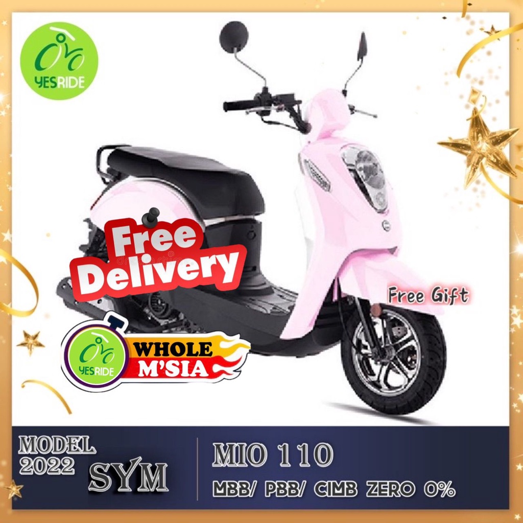 SYM MIO 110 -Model 2022 | Shopee Malaysia