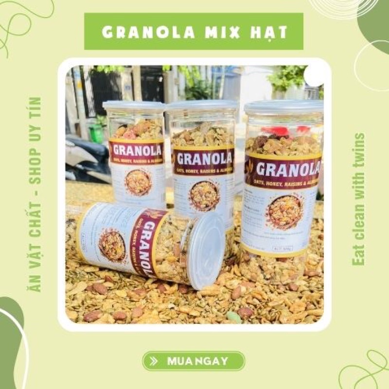 Granola Granola Mix 9 Types of Sugar-Free Grains - Natural Weight Loss ...