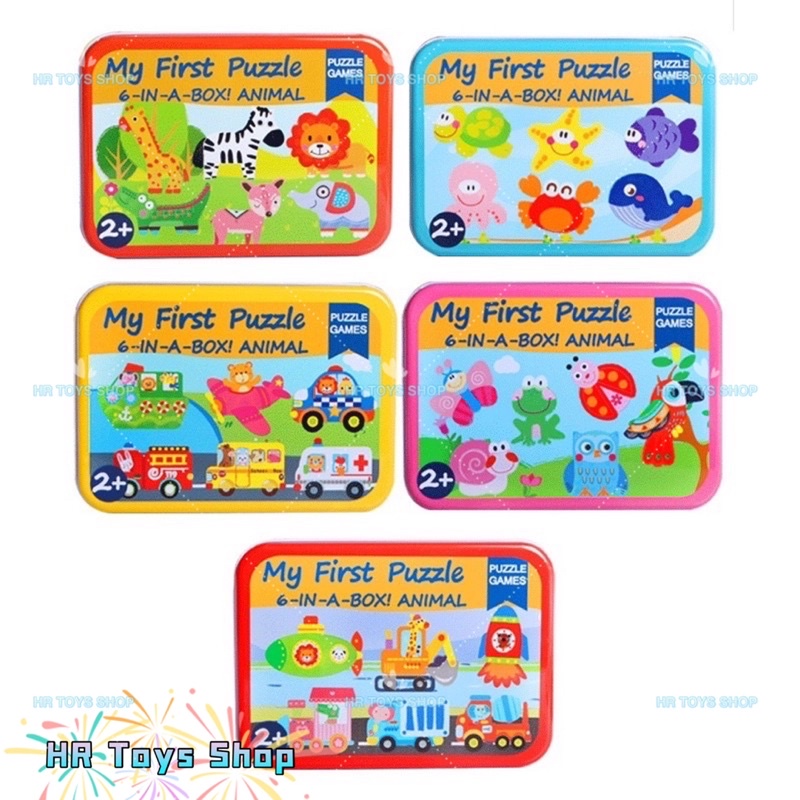 🔥Ready STOCK🔥My First Puzzle 6 in 1 box | Shopee Malaysia
