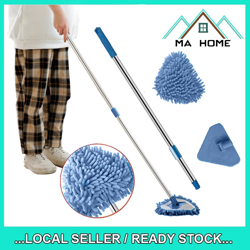 MA Home 180 Degree Microfiber Triangle Mop Rotatable Adjustable ...