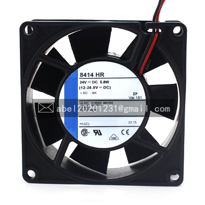 YTH BRAND NEW 8414HR 8414 HR 24VDC ORIGINAL COOLING FAN 8025 80*80*25MM ...