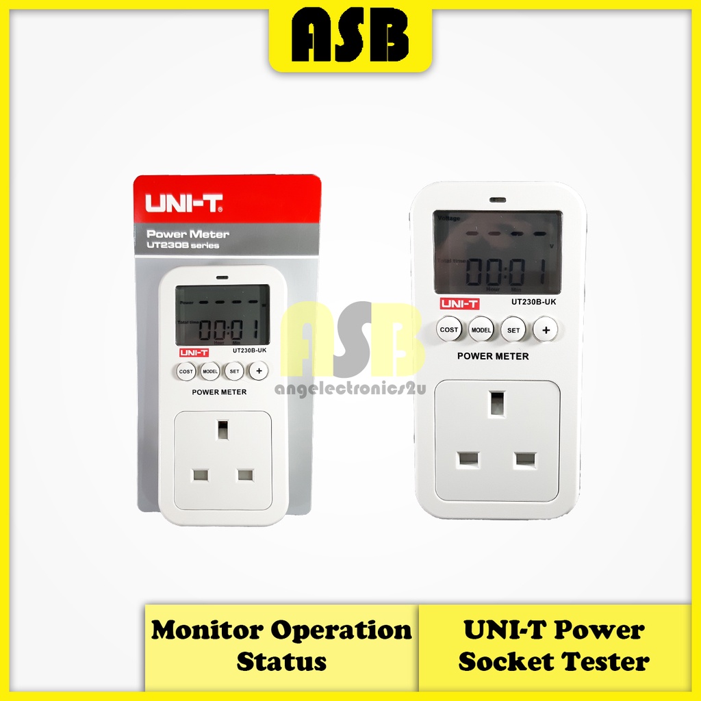 (1pc) Uni-T UT 230B UK Power Socket Tester / Penguji Soket Kuasa ...