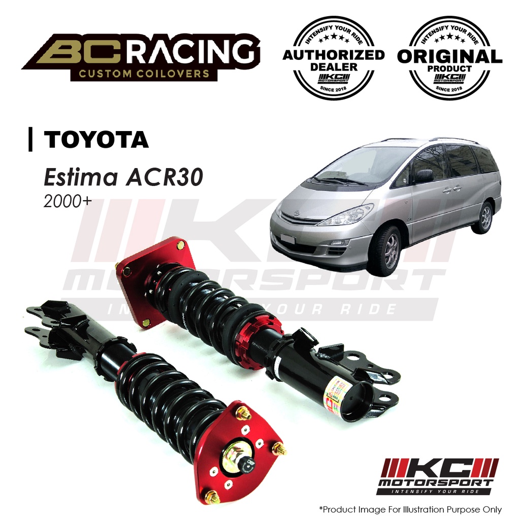 Toyota Estima ACR30 2000+ - BC Racing V1 Fully Adjustable Suspension ...