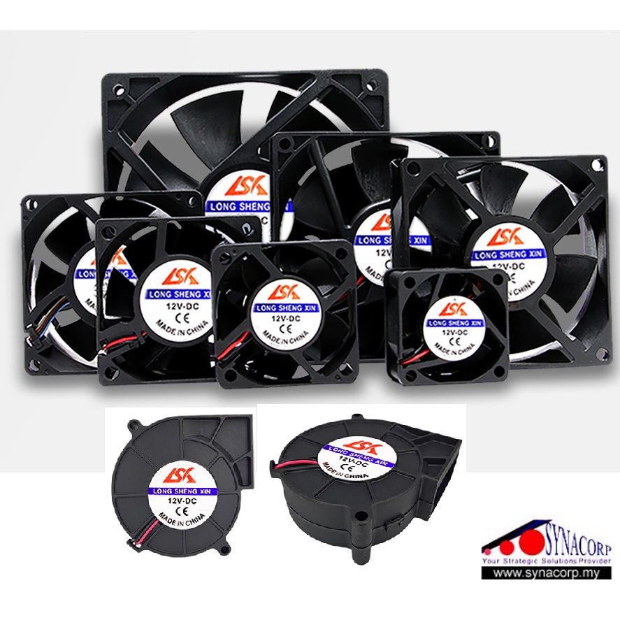 5V 12V Brushless DC Fan Blower 2Pin Desktop CPU Cooling | Shopee Malaysia