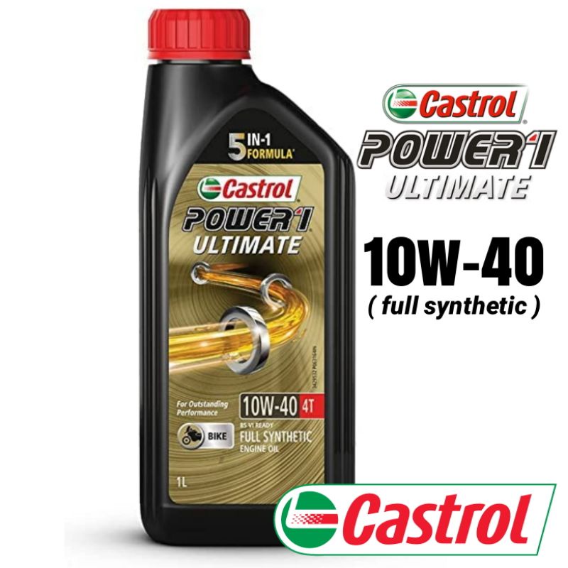 Castrol Minyak hitam engine oil Go GO! Essential 20w 40 20 40 4T Active ...