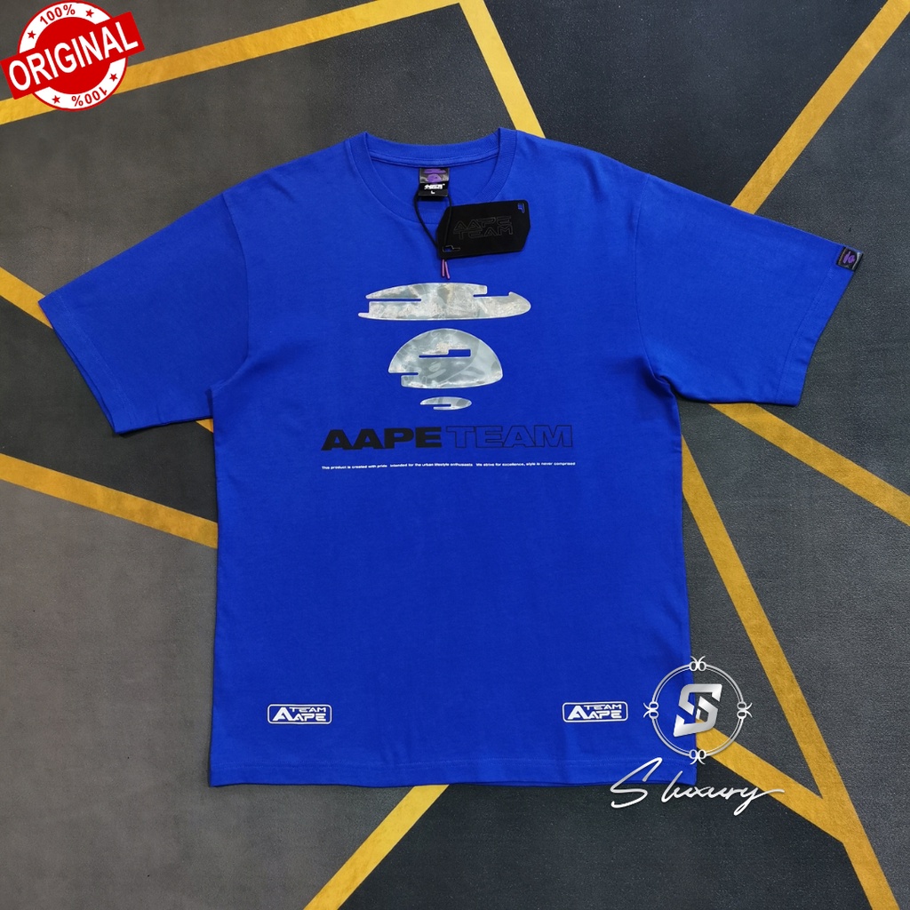 AAPE TEAM LENTICULAR LOGO TEE (NORMAL CUTTING)!! | Shopee Malaysia