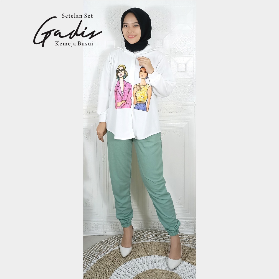 KEMEJA Gadiz Adult Suit One Set Shirt Tiedye GOGO FASHION 689 | Shopee Malaysia