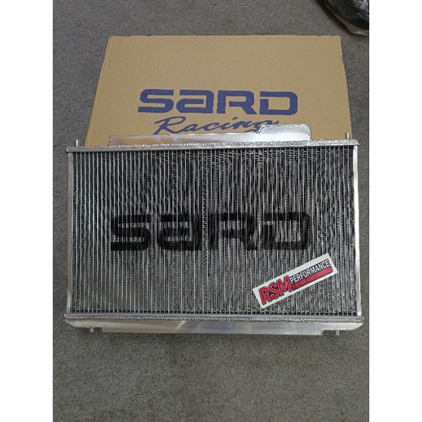 sard fully alloy radiator 2 & 3 layer at & mt honda civic fd fd1 fd2 ...