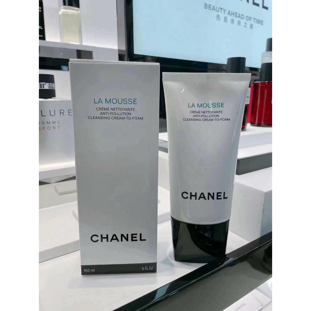 Chanel LA MOUSSE 150ml - ANTI-POLLUTION CLEANSING CREAM-TO-FOAM ...