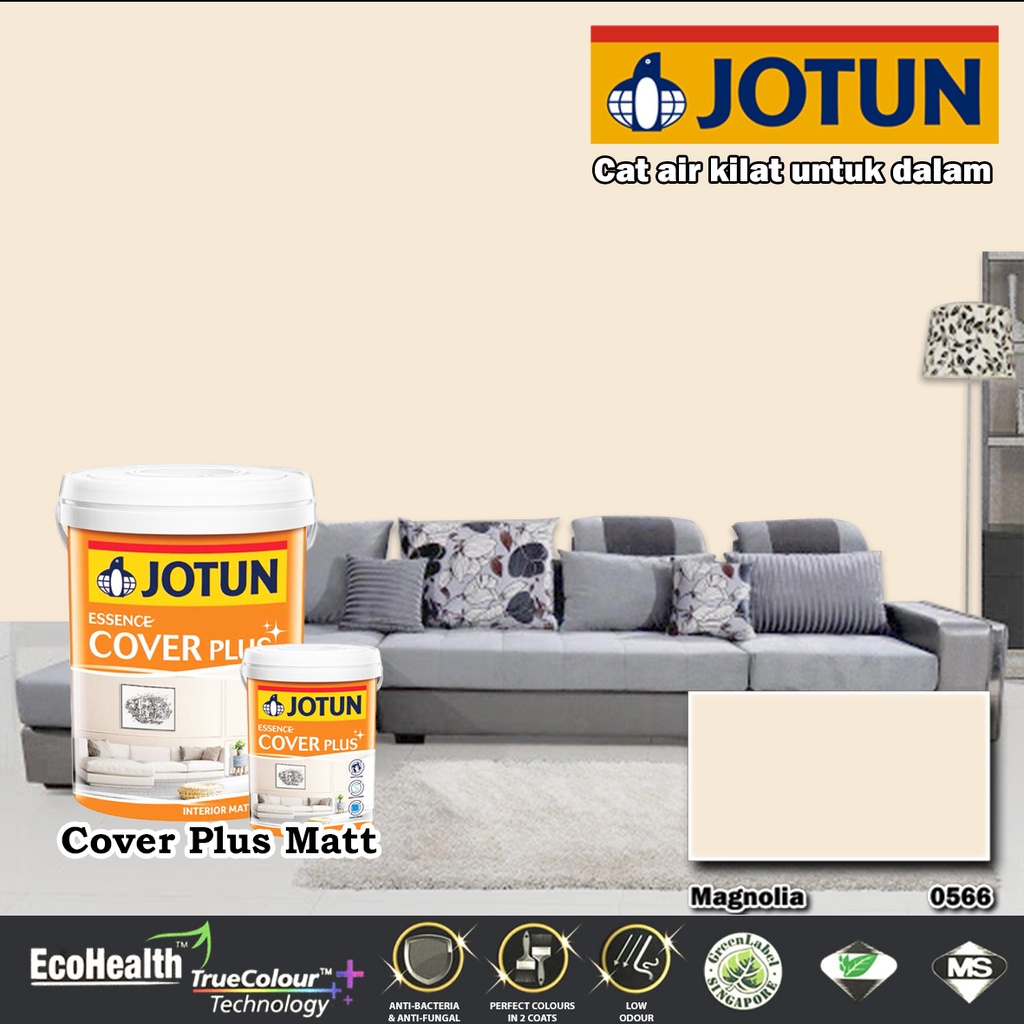 JOTUN ESSENCE COVER PLUS INTERIOR MATT 1 Liter Vision 2228 / Tender ...