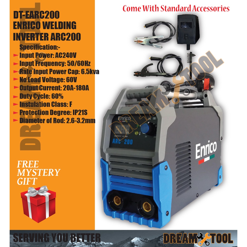 *MESIN WELDING / ARC200* Enrico Welding Machine ARC200 DT- EARC200 ...