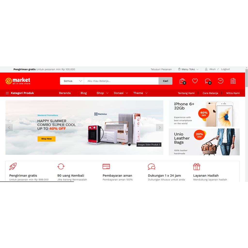 HTML/CSS Ecommerce Buying Product Template | Shopee Malaysia