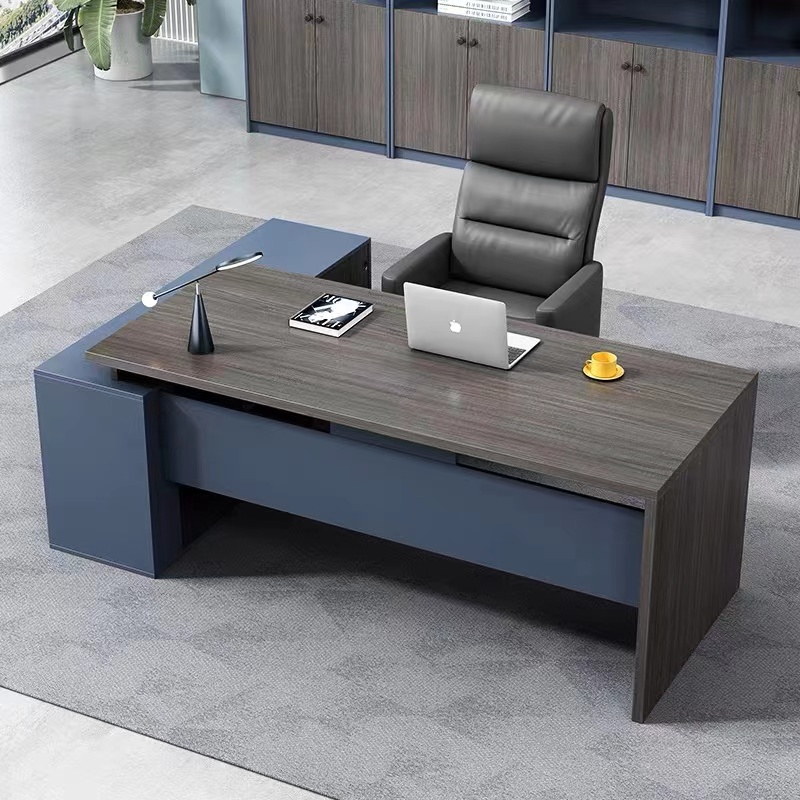 Ready stock!desk boss office furniture simple modern president single ...