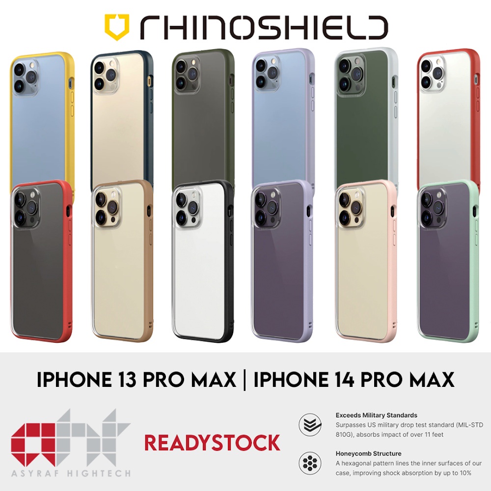 RhinoShield MOD NX™ iP 15/14/13 Pro Max with Frame, Rim, Button Set and ...