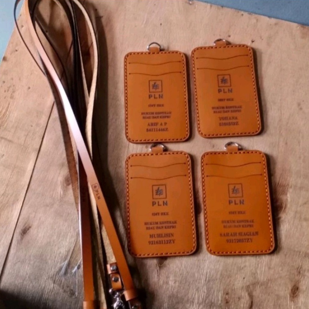 Name TAG LEATHER ID CARD HOLDER CUSTOM LOGO FRIENDSHIP INSTITUTION AND ...