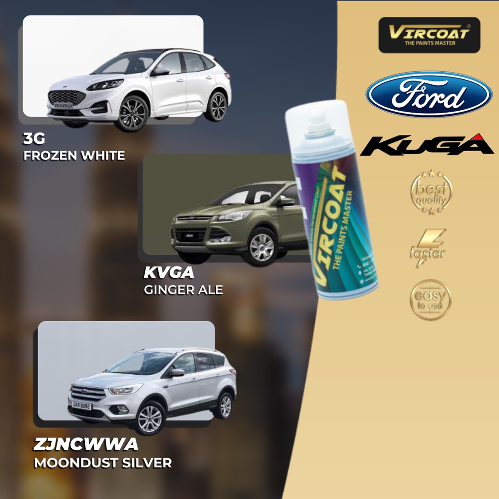 [Ford Kuga] VIRCOAT Aerosol Spray 2K Paint/ Car Body Touch Up Paint ...