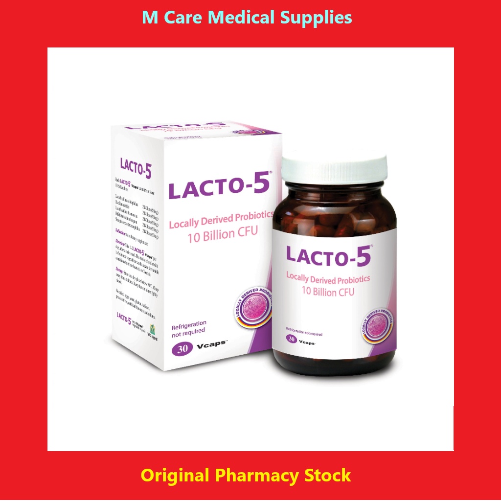 LACTO-5 PROBIOTICS 10 BILLION CFU (30's) | Shopee Malaysia