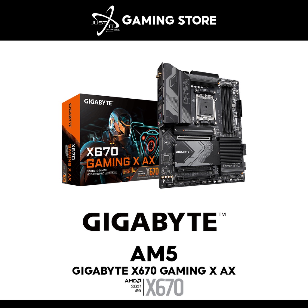 GIGABYTE X670 GAMING X AX WIFI DDR5 AM5 GAMING 7600 / 7600X / 7700 ...