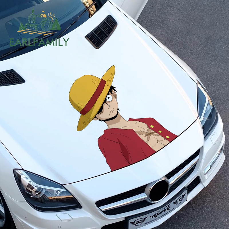 EARLFAMILY 43cm x 38cm For ONE PIECE Luffy Car Stickers Car Assessoires ...