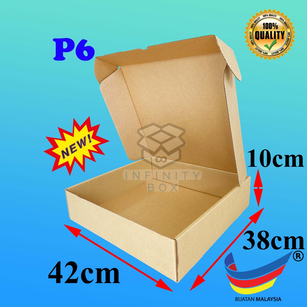 P6 (42CM*38CM*10CM) Mailer Box Big Pizza Box - Bulk Purchase | Shopee ...