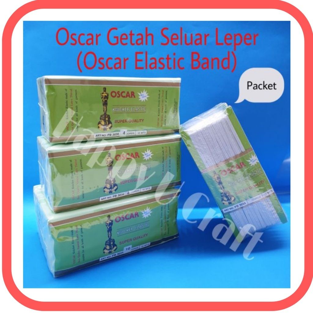 (Packet)Oscar Getah Seluar Leper/Oscar Elastic Band(Size: 4C,6C,8C,10C ...