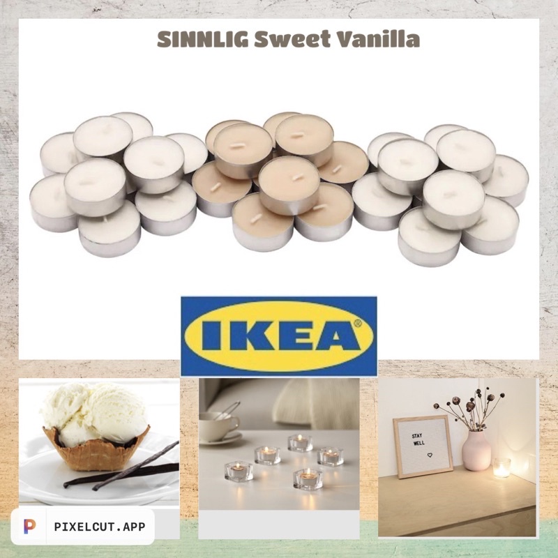 Original IKEA lilin Wangi Scented Tealight Candle Hari Raya/Aidilfitri ...