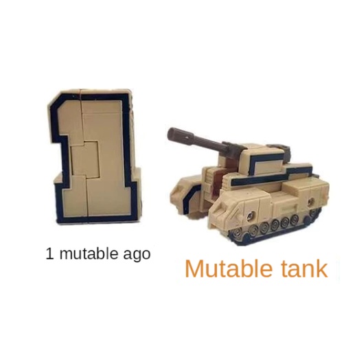 Number Transformer Robot Assembling Building Blocks Educational Toys ...