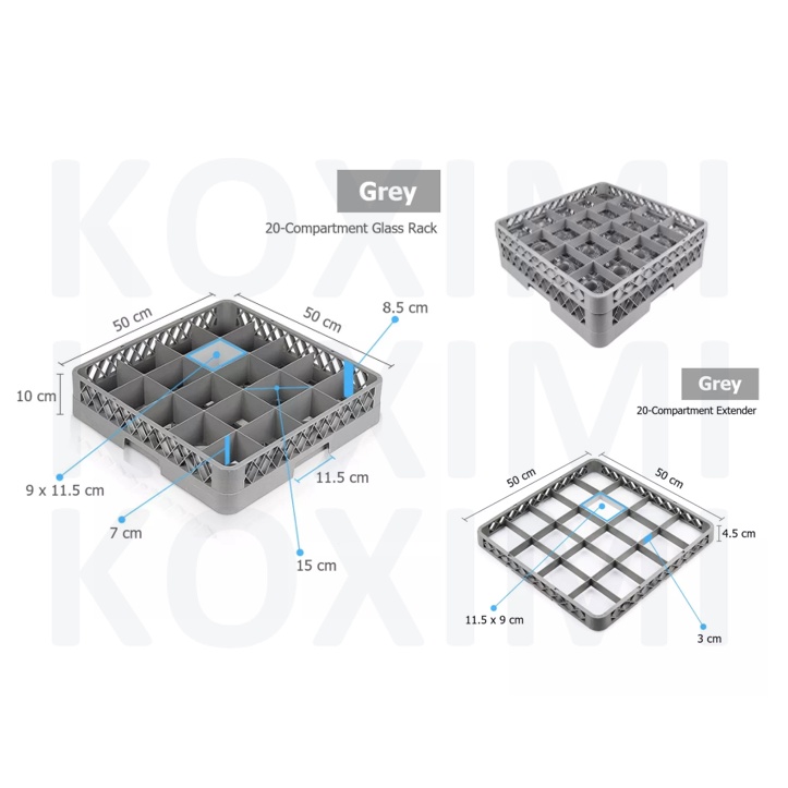 Glass Rack 20 Compartments - Hotel Restaurant Glass Rack Commercial ...