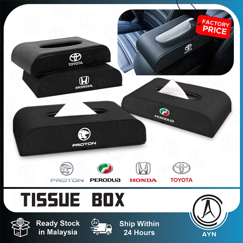Proton Honda Toyota Perodua Car Tissue Box Holder Tissue Paper Interior ...