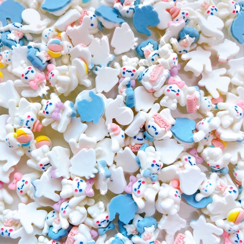 1 pcs cinnamoroll cabochon flatback charm resin cute kawaii cartoon ...