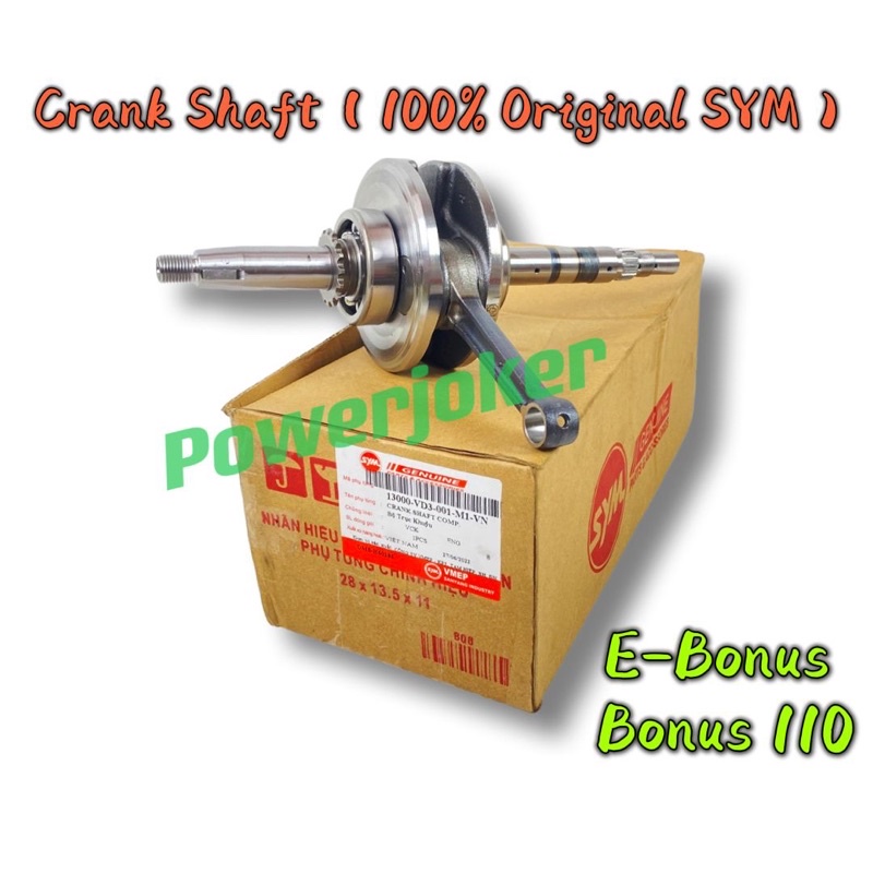 SYM E-Bonus Bonus110 E Bonus 110 (100% Original SYM) (1 Set) Crank ...