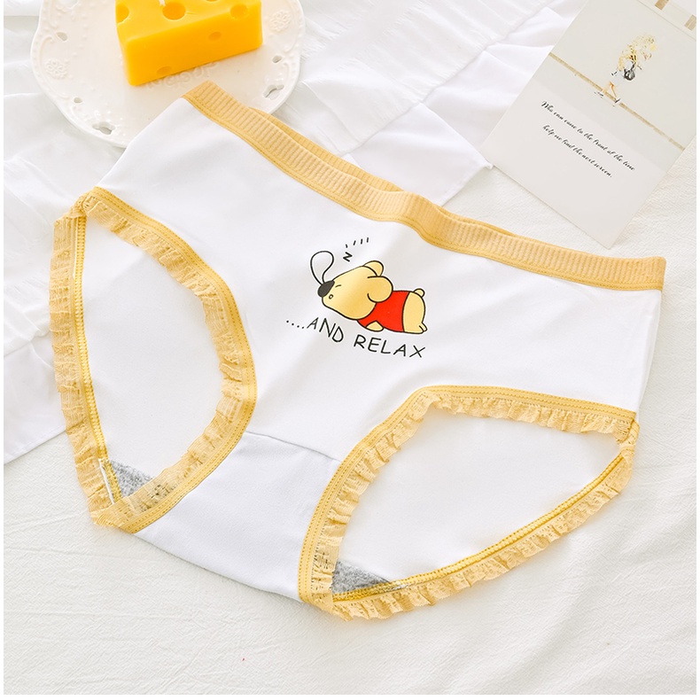 Ready stock-Student Cute Cartoon Panties / Girl Panties / Underwear / Seluar Dalam Perempuan ...