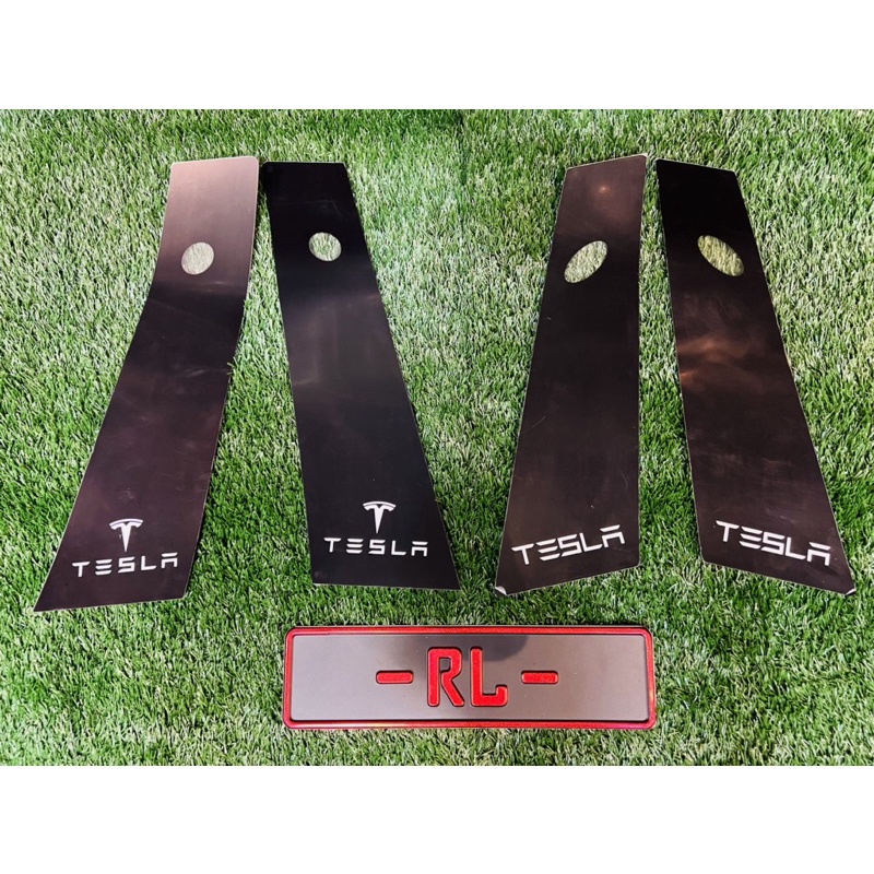 Tesla 3 Y 2017 2018 2019 2020 2021 Side door window pillar cover guard ...