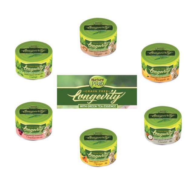 Nurture Pro Longevity Complete Cat Canned Food/Wet Food Grain Free Recipe (80g) | Shopee Malaysia