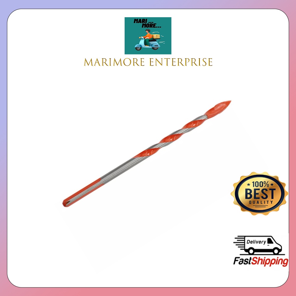 (Per Box or 10 Pcs) Drill Bit Kit Set Tile Triangular Shape Handle ...