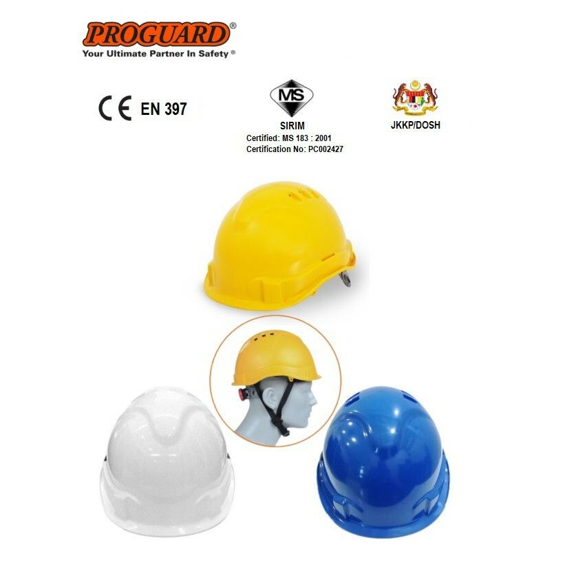 PROGUARD Helmet ADVANLITE II ABS Short Brim [ Advanlite-2-4P-WHG3RS ...