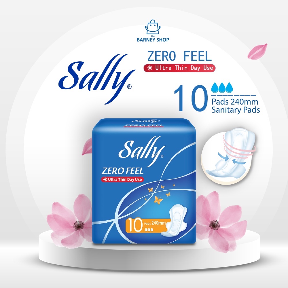 Sally | Sanitary Pad | Zero Feel - Ultra Thin Day Use(24cm) | Shopee ...