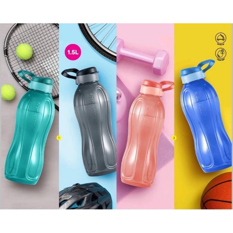 🔥READY STOCK🔥Tupperware ECO BOTTLE 1.5L New Color - 2 pcs | Shopee Malaysia
