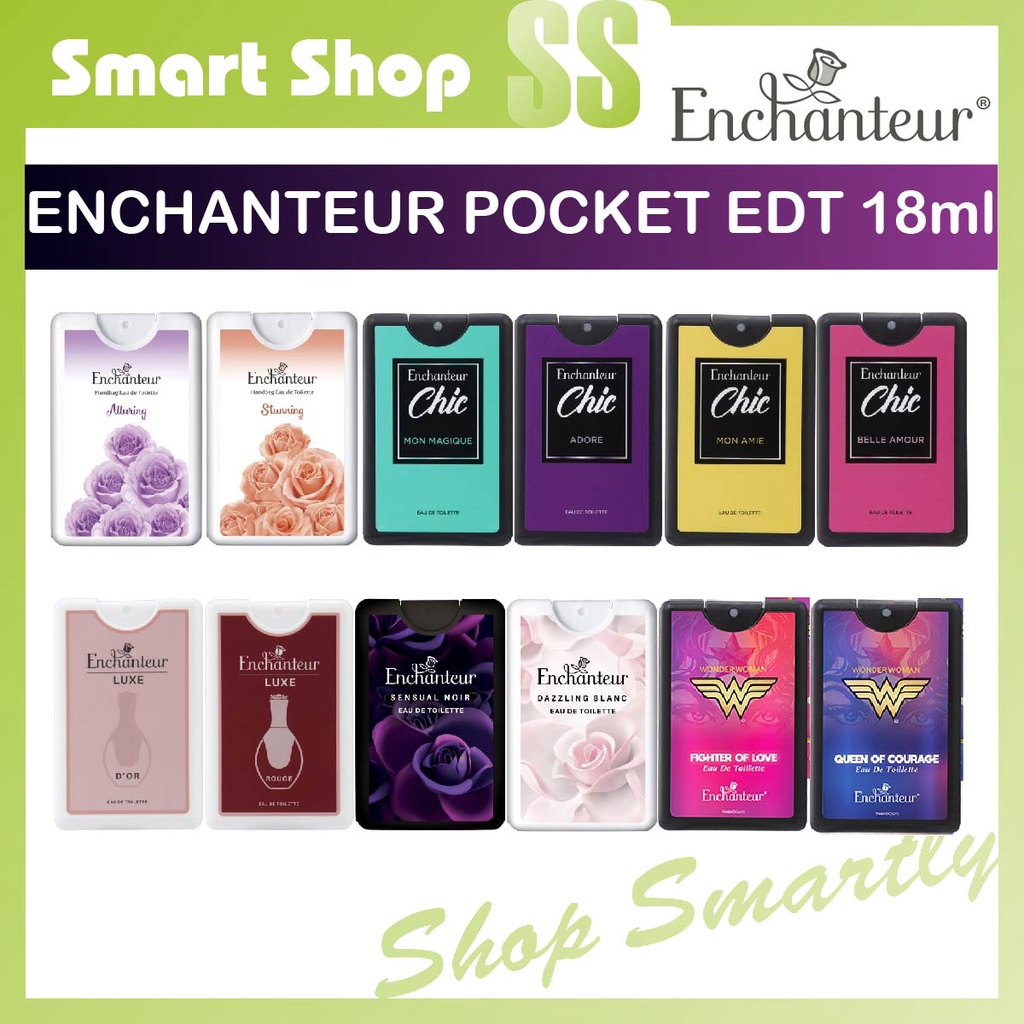 Enchanteur Handbag EDT(Perfume) All Variant 18ml | Shopee Malaysia